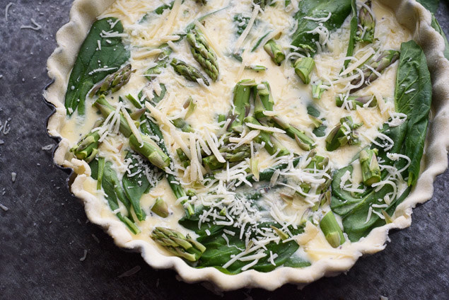 Spring Quiche Ideas: Easy Asparagus Quiche With Fresh Spinach | The ...